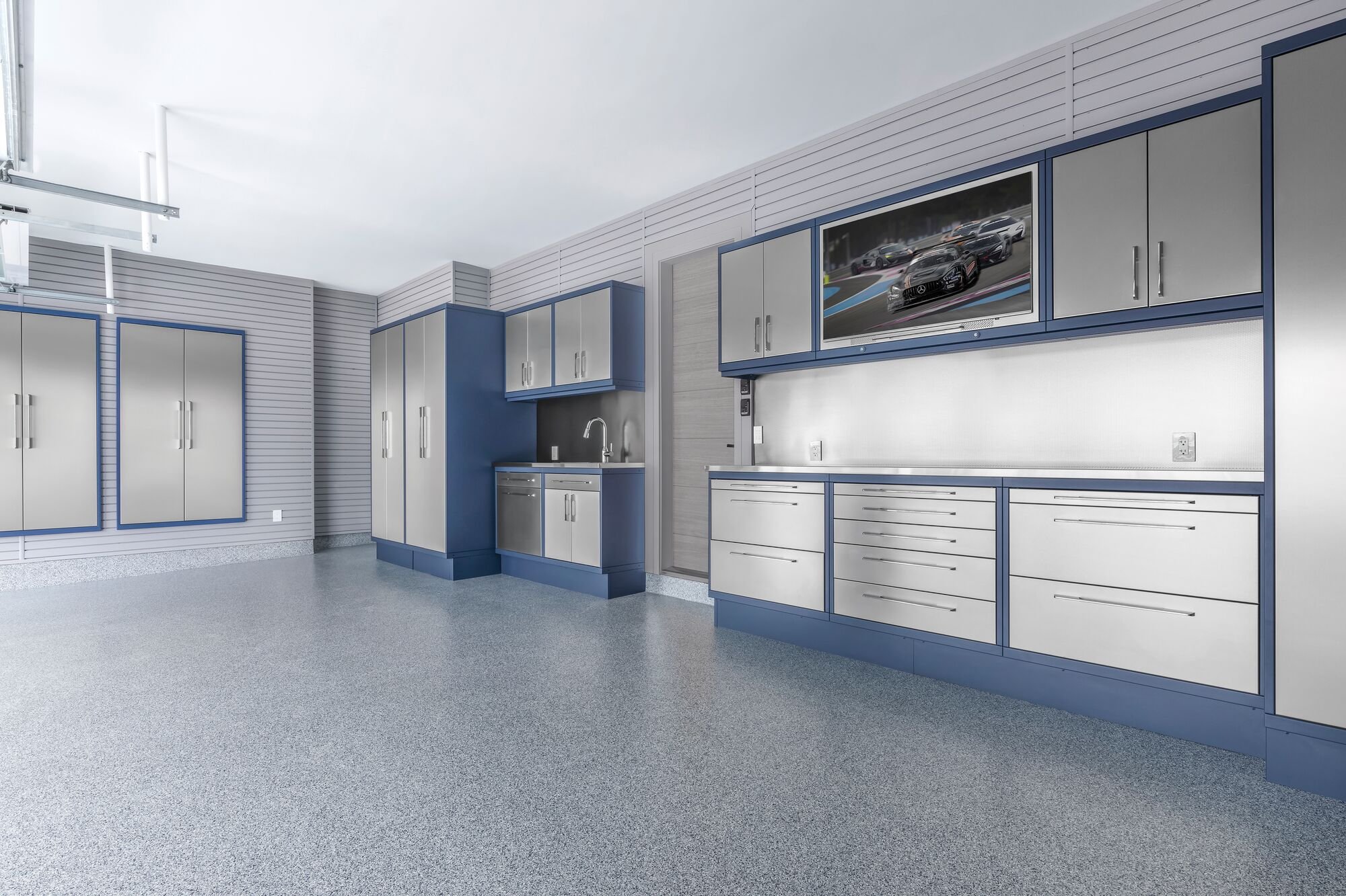 Custom Steel Garage Cabinets | Garage Living