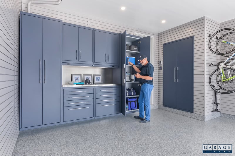 Harbor Blue Garage | Garage Living